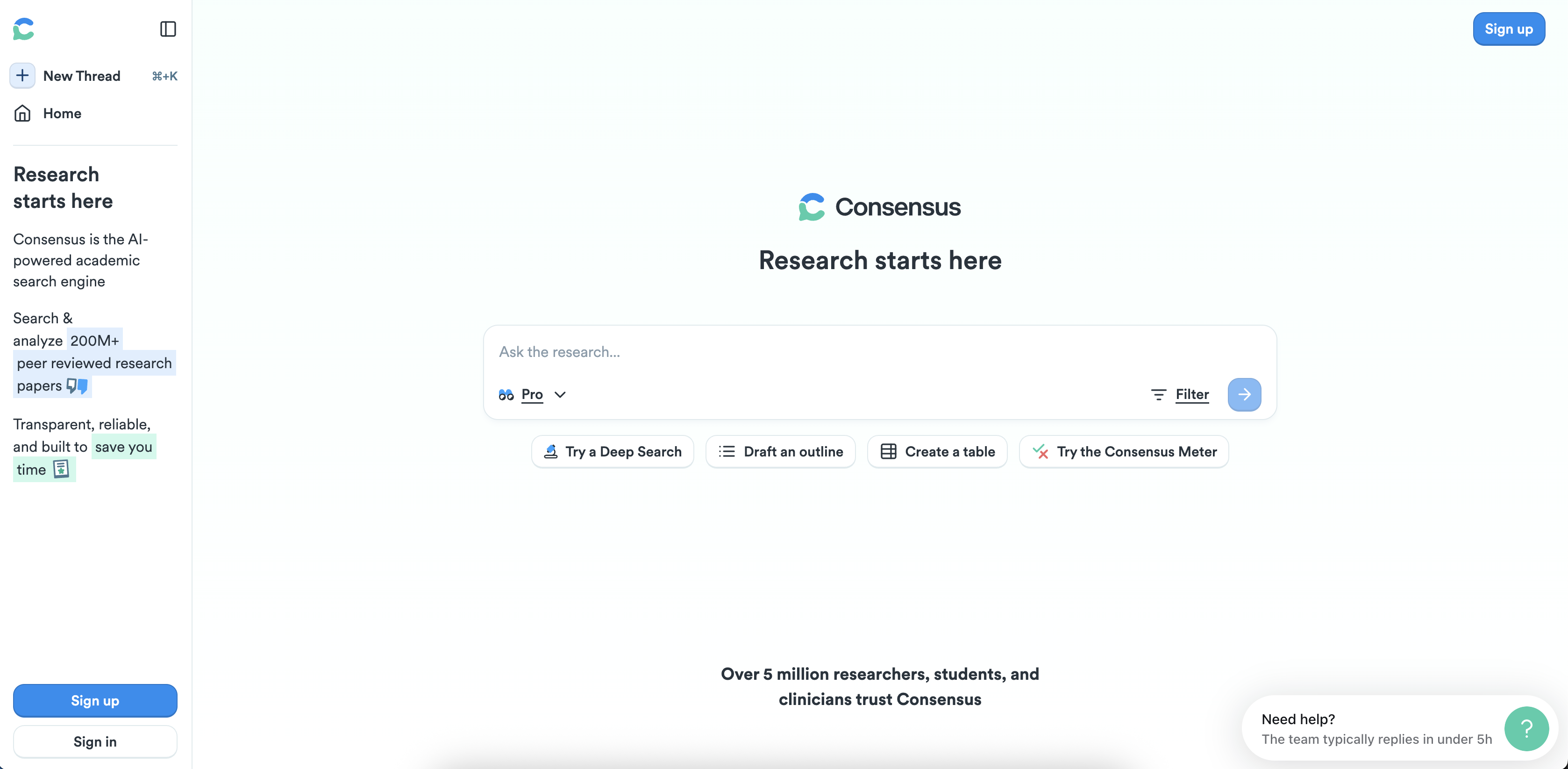 Consensus - AI Research Platform | Case Study | AlimcoSoft